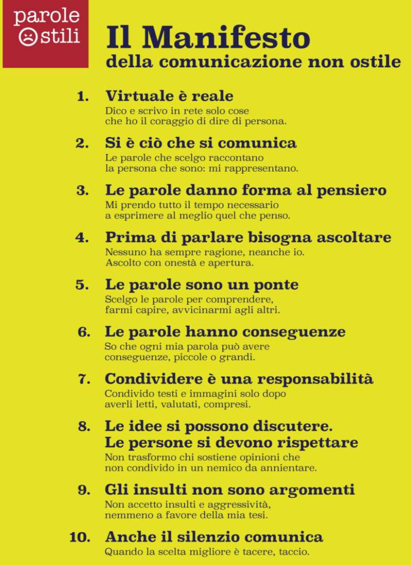 Toscolano aderisce al Manifesto della comunicazione non ostile - Gardapost