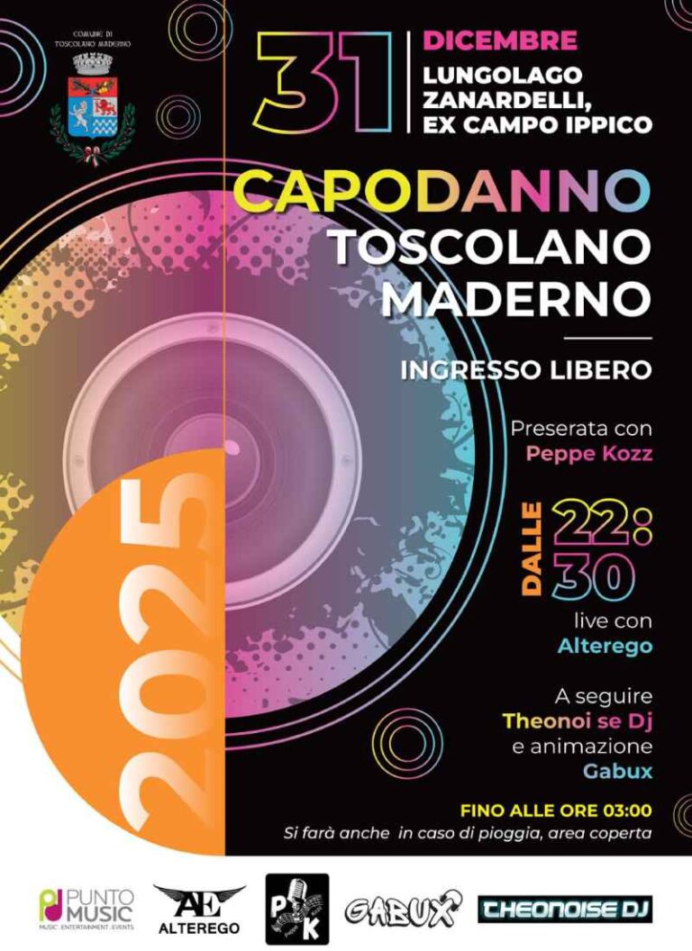 Capodanno, a Maderno una notte di musica, festa e allegria sul ...