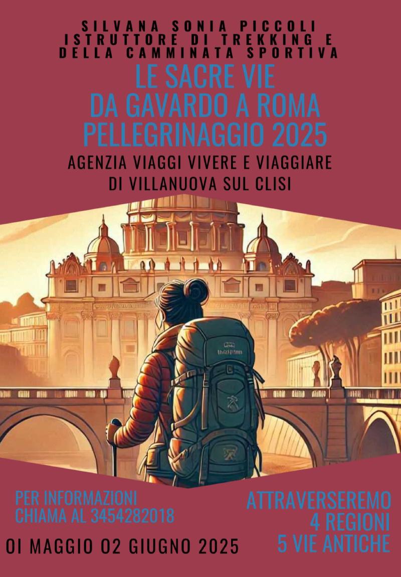 In pellegrinaggio sulle sacre vie da Gavardo a Roma - Gardapost